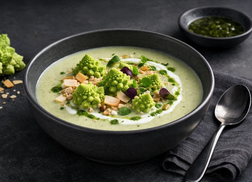 Romanesco-Kokos-Suppe - Fine Dining & Travel Magazin