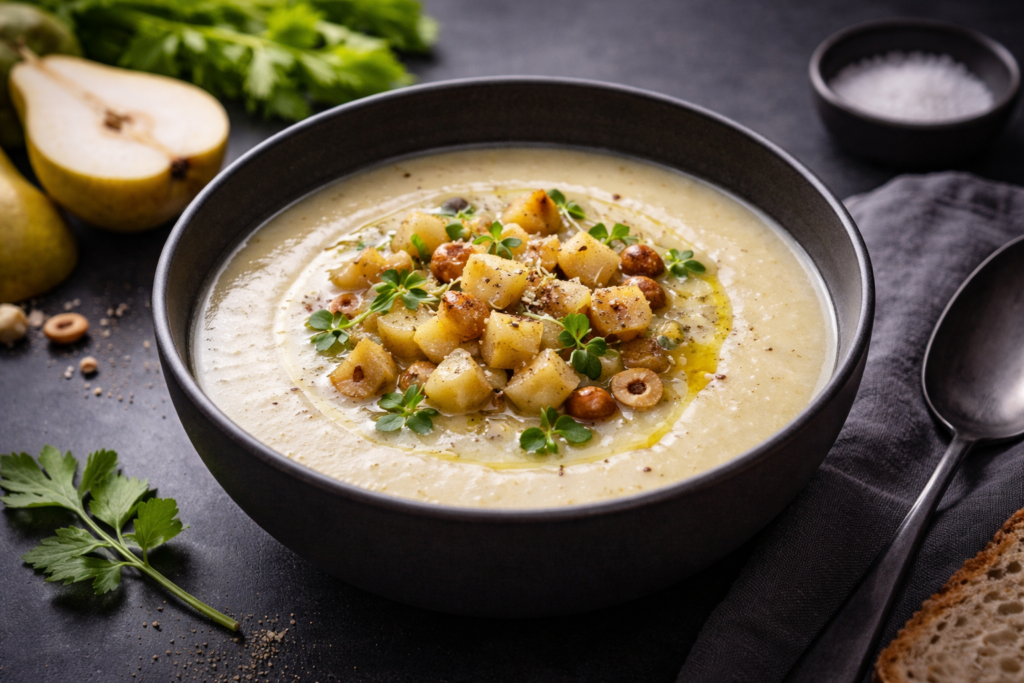 Selleriesuppe Mit Birne